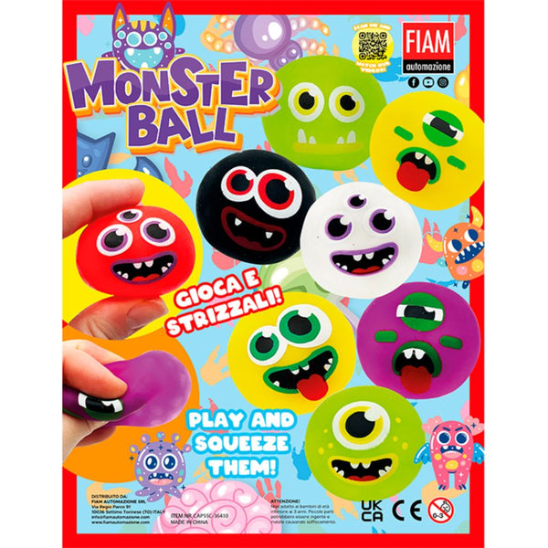Monster Ball Play & Squeeze (x400) 55mm Prize Capsule – Maxx Grab