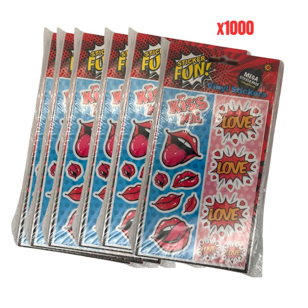 Mega Sticker Fun Pack Assorted (x1,000) – Maxx Grab