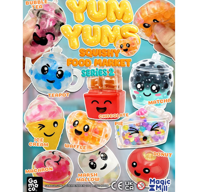 Yum Yums Squishy Food Market Series 2 50mm (x500) Vending Capsules ...