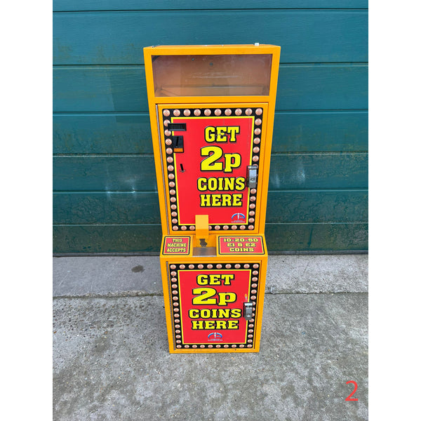 Used All Change Leeds 2p Change Machine - Good Condition (No 2) – Maxx Grab