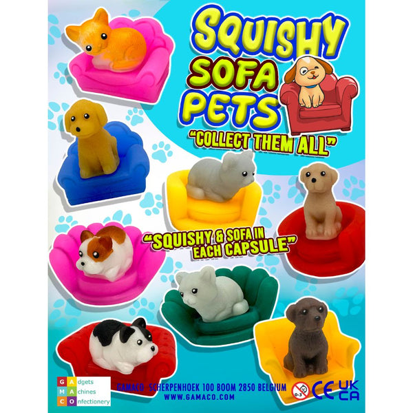 Squishy Sofa Pets (x500) 50mm Prize Vending Capsules – Maxx Grab