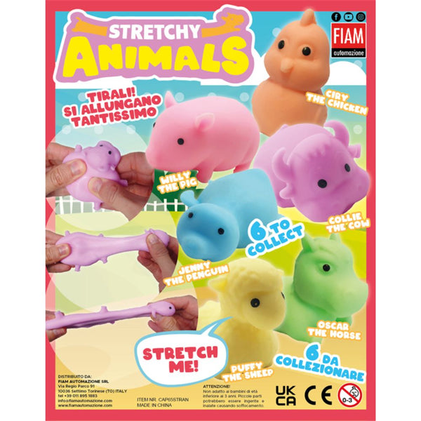 Stretchy Animals (x200) 65mm Novelty Prize Vend Capsules – Maxx Grab