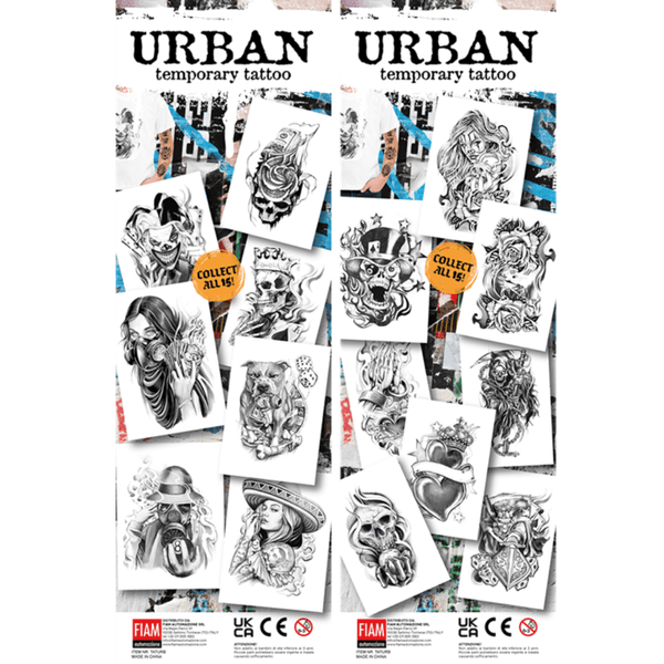 Urban Tattoos (x300) - Flat Pack Vending Tattoos - UK Wholesaler – Maxx ...